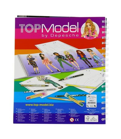 Top Model Carnet Dessine ton Top Model - drimjuguetesfr