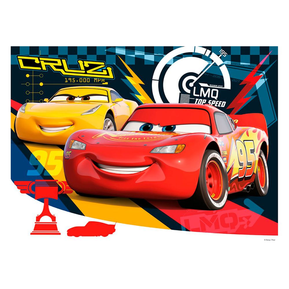 Cars 3 Puzzle XXL de 200 Pièces - drimjuguetesfr
