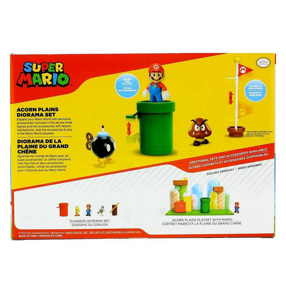 Super Mario conjunto de figuras bolota planícies - drimjuguetespt