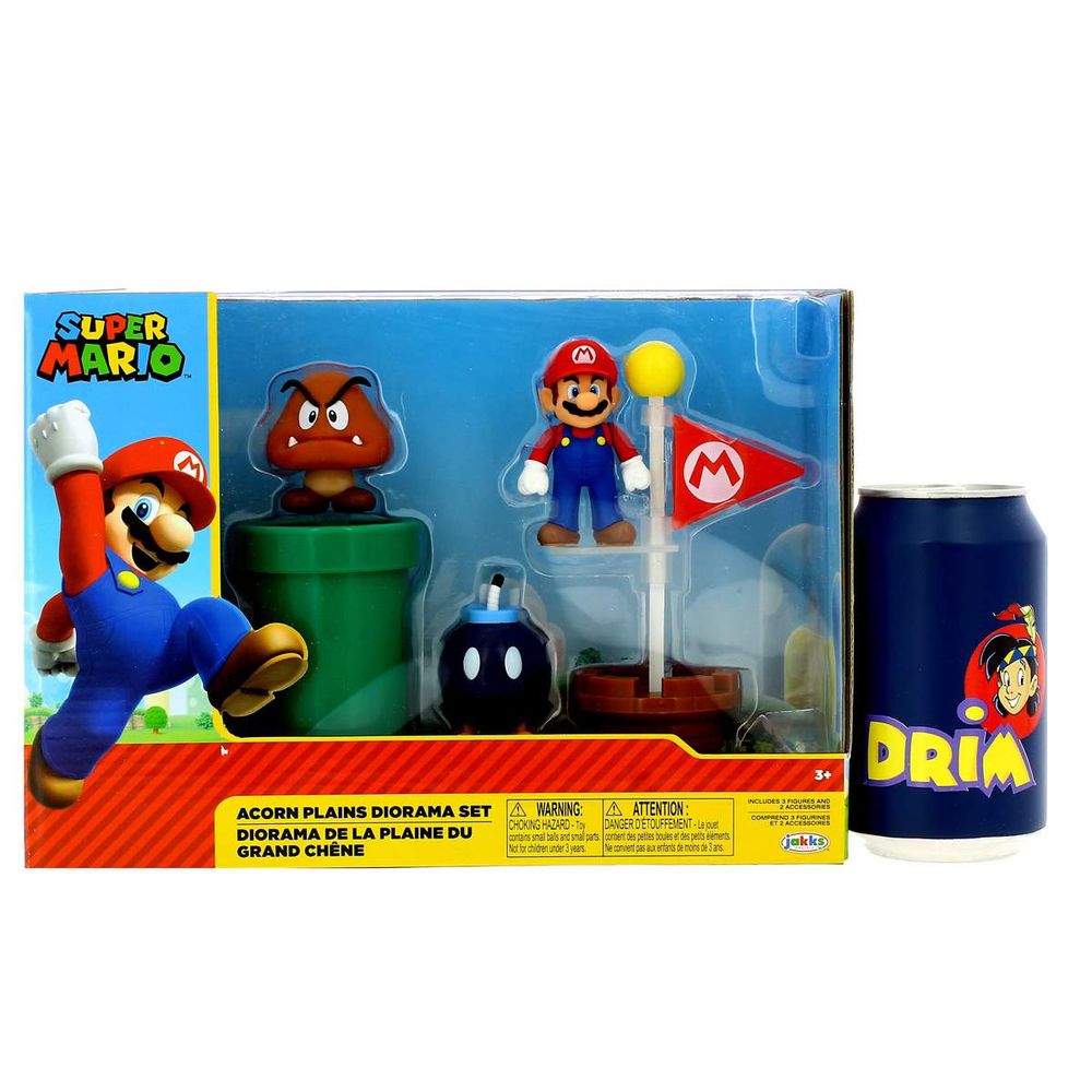 Super Mario conjunto de figuras bolota planícies - drimjuguetespt