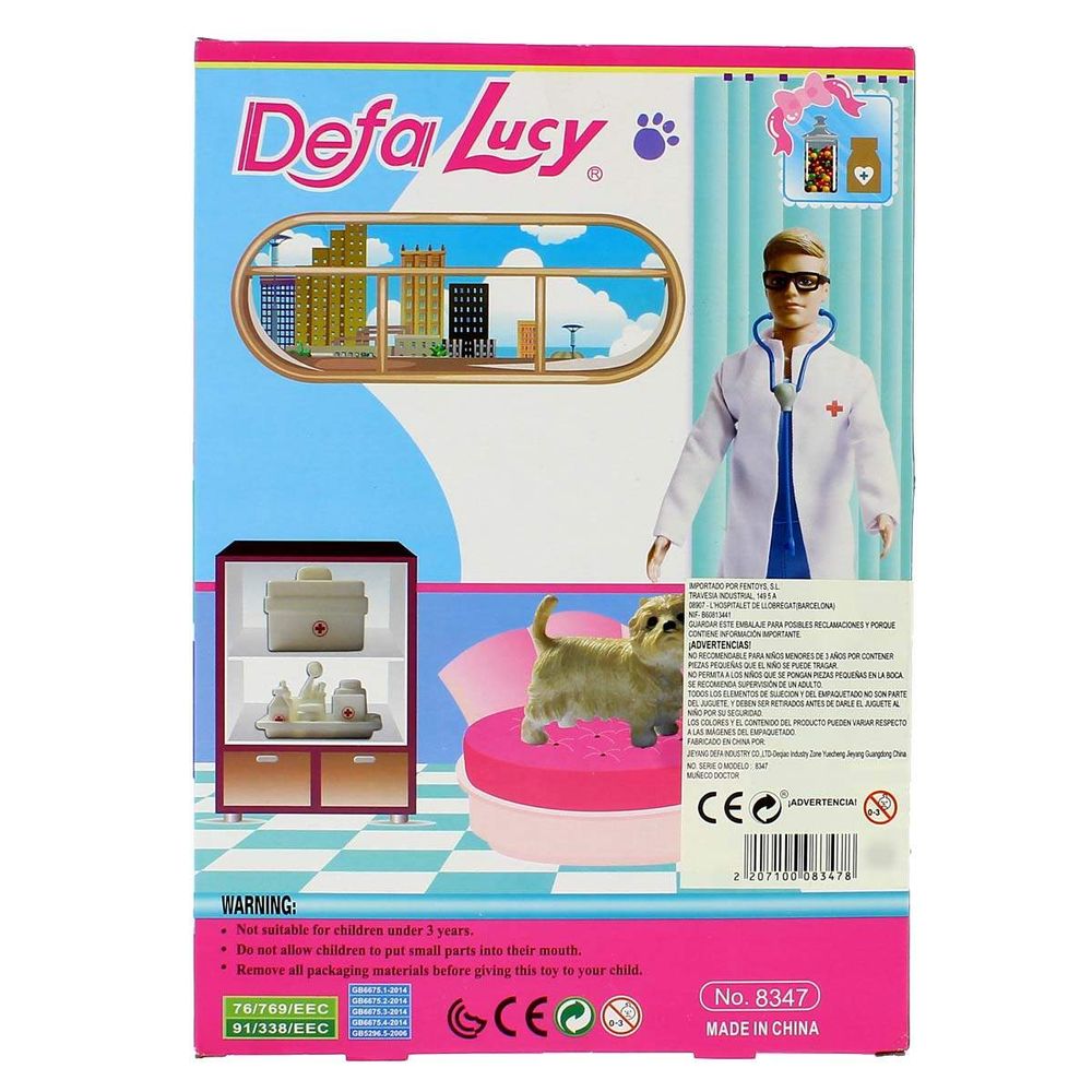 Defa Lucy Boneco Veterinário - drimjuguetespt