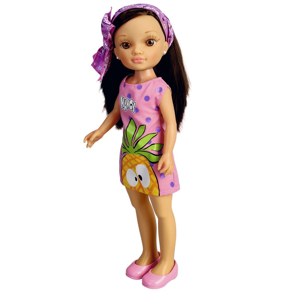 Nancy boneca lenços morena na moda - drimjuguetespt