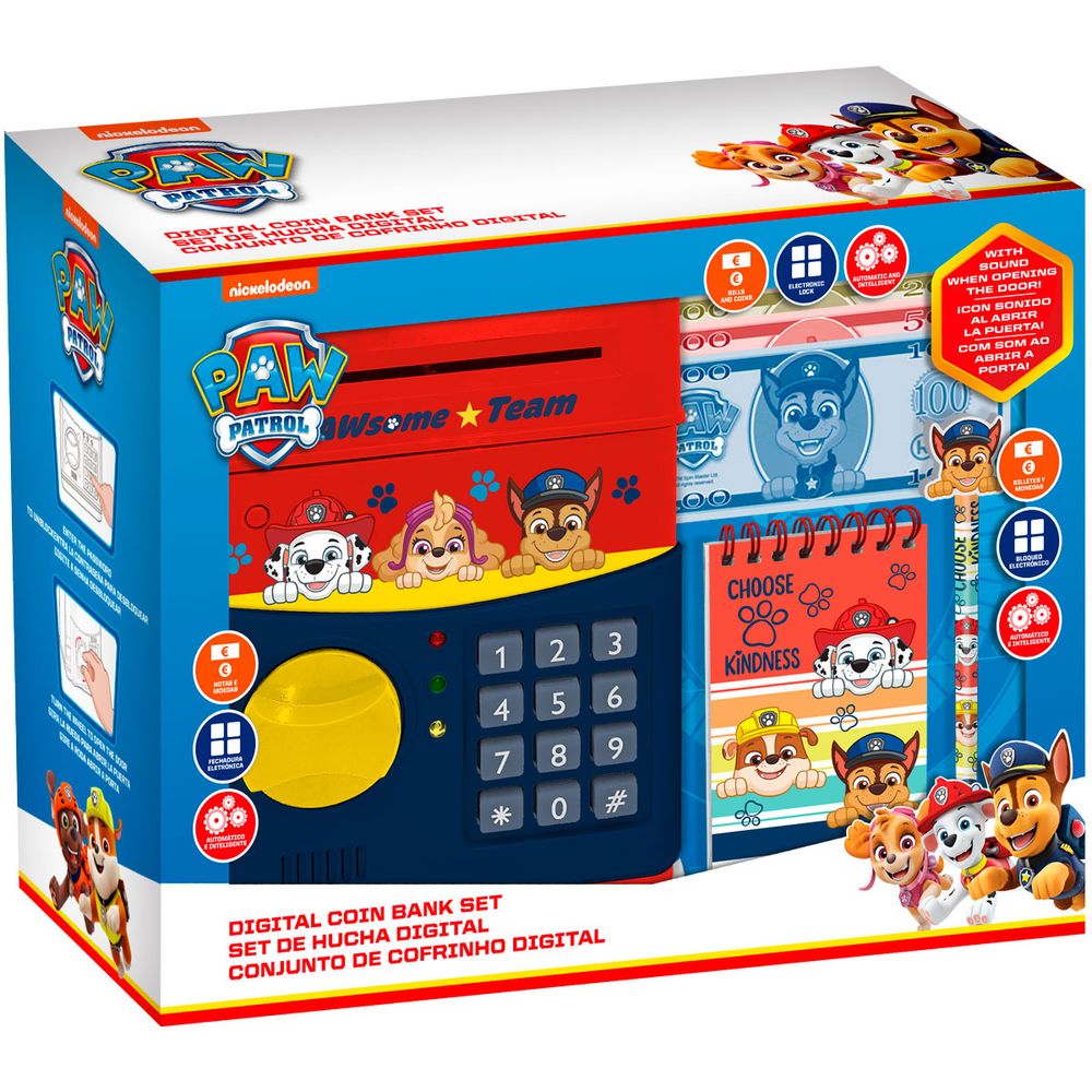 Paw Patrol Digital Piggy Bank - drimjuguetespt